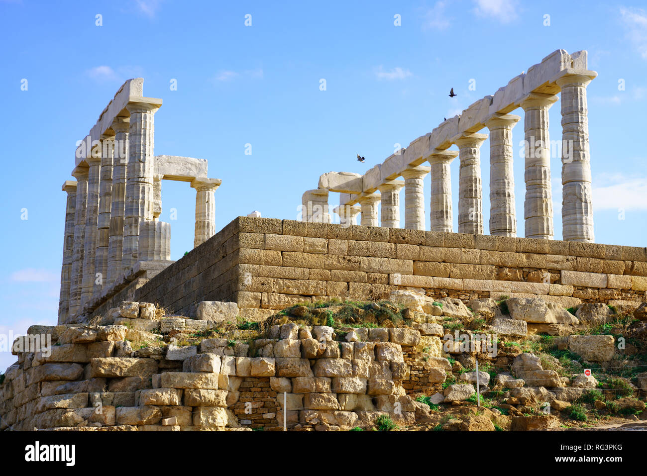 Temple of Poseidon at Sounion, Greece Stock Photo - Alamy