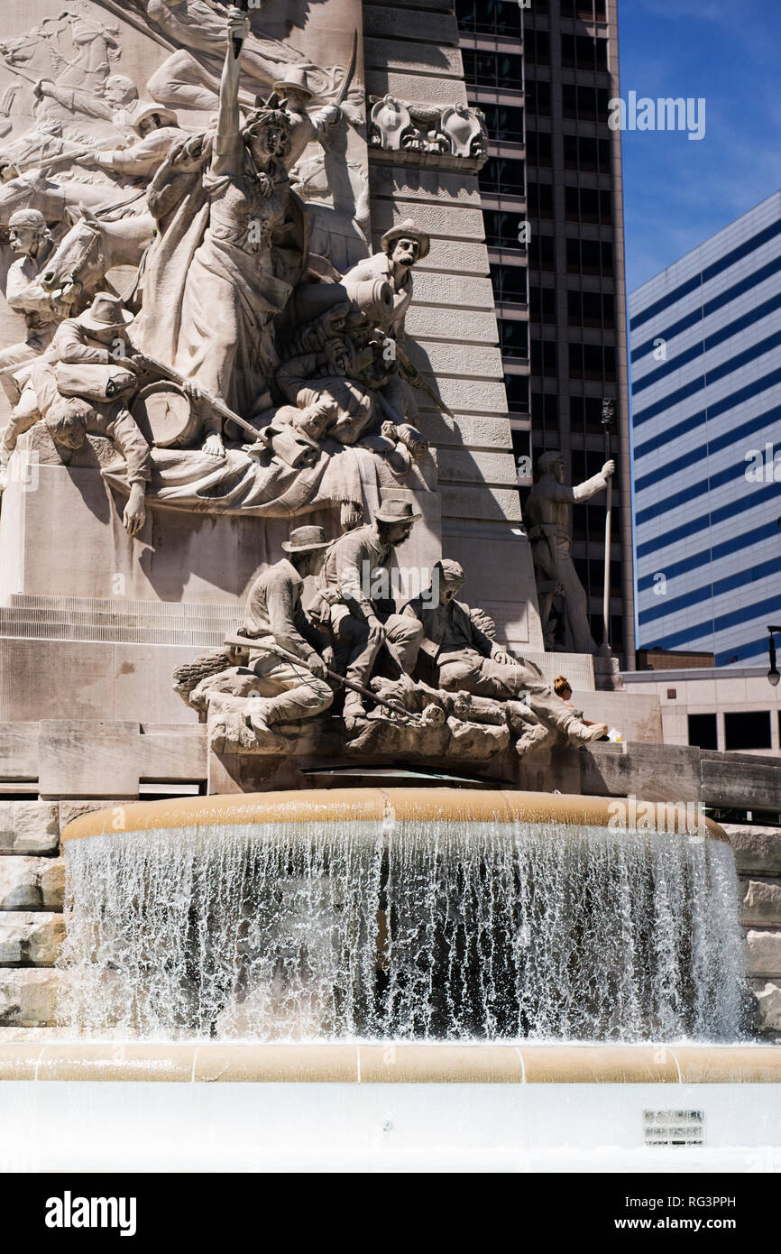 Monument Circle Indiana Stock Photos & Monument Circle Indiana Stock ...
