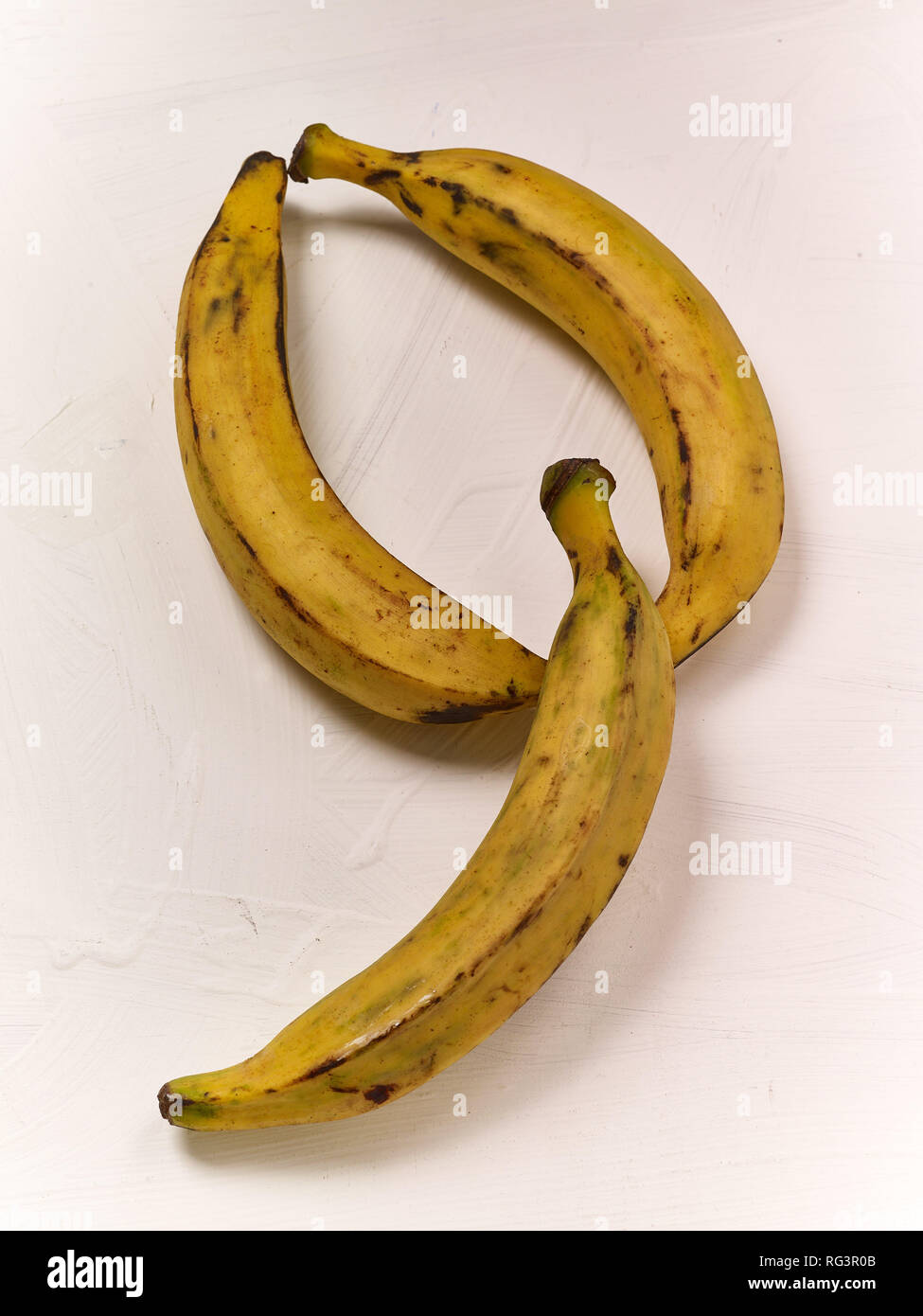 Ripe plantain food still life photograph Stock Photo - Alamy