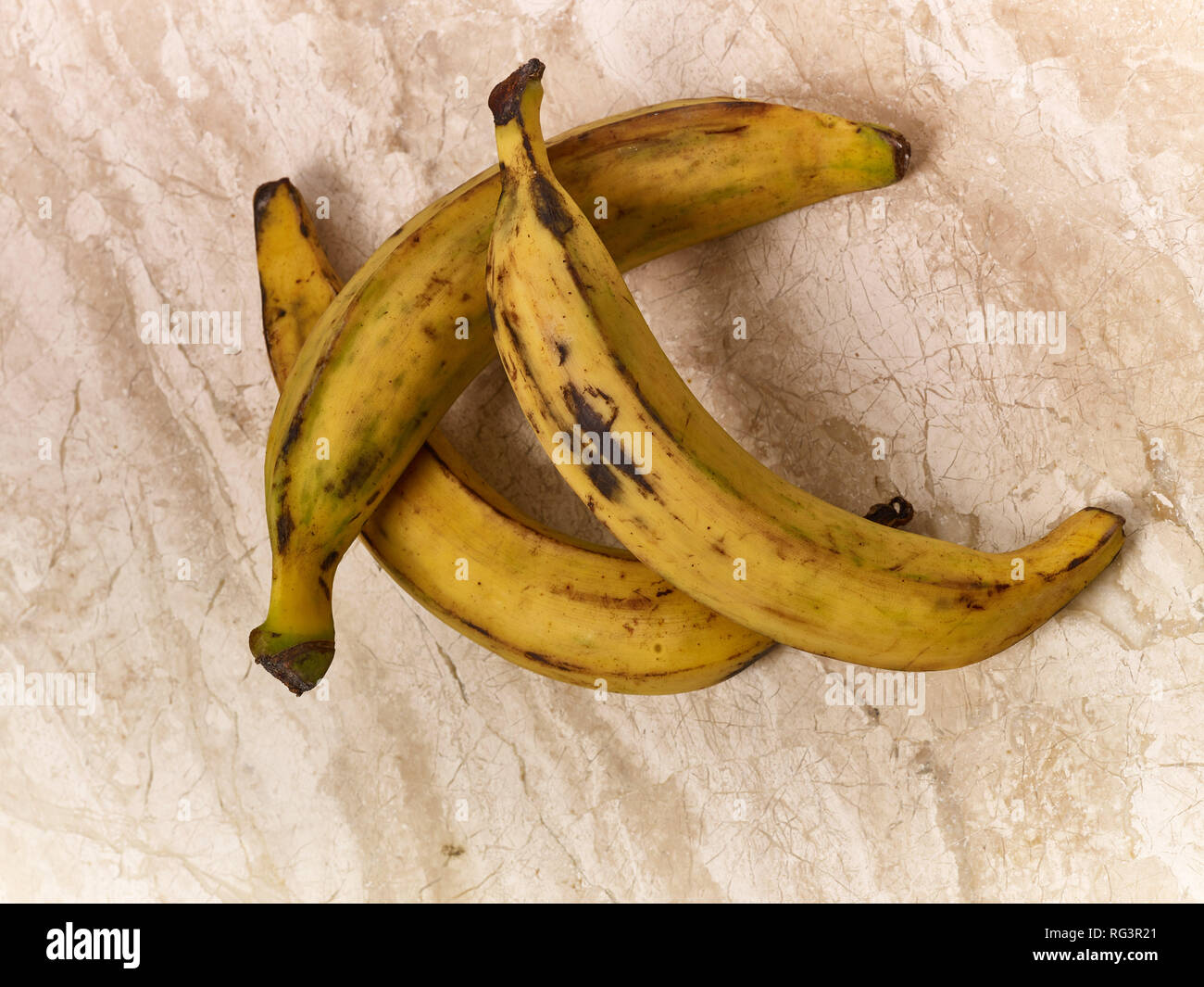 Ripe plantain food still life photograph Stock Photo - Alamy