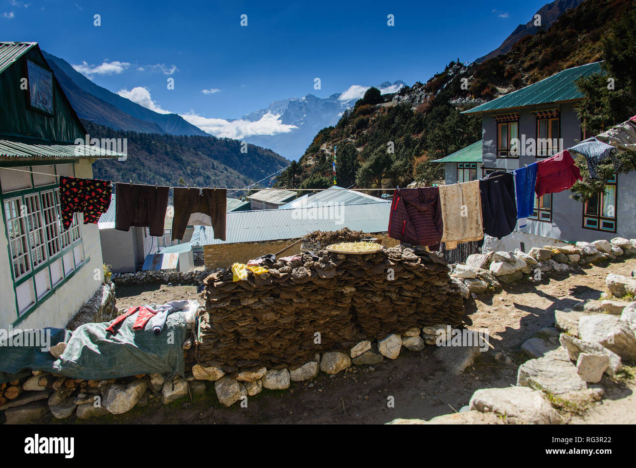 Trekking in Nepal Stock Photo - Alamy