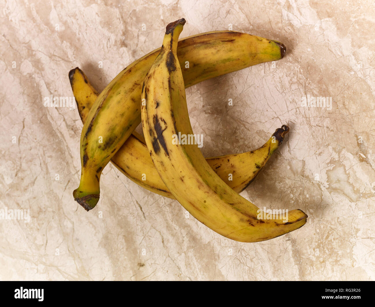 Ripe plantain food still life photograph Stock Photo - Alamy