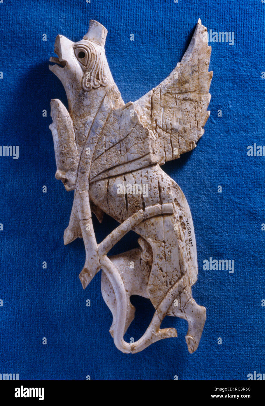 Back of griffin: Nimrud Ivory from Room SW37 Fort Shalmaneser within ...