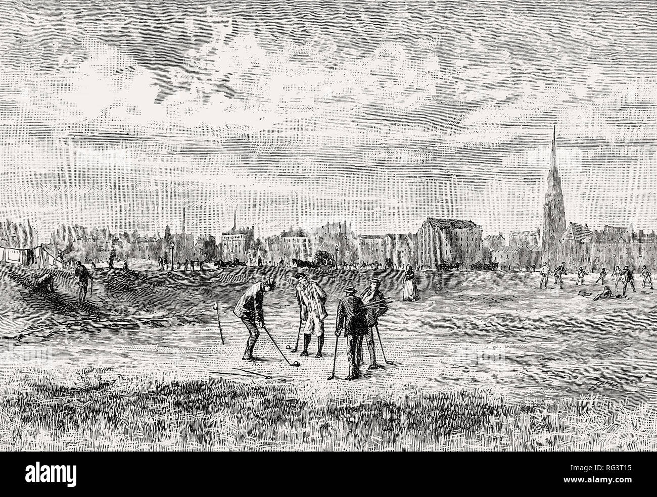 Leith links and golf hi-res stock photography and images - Alamy