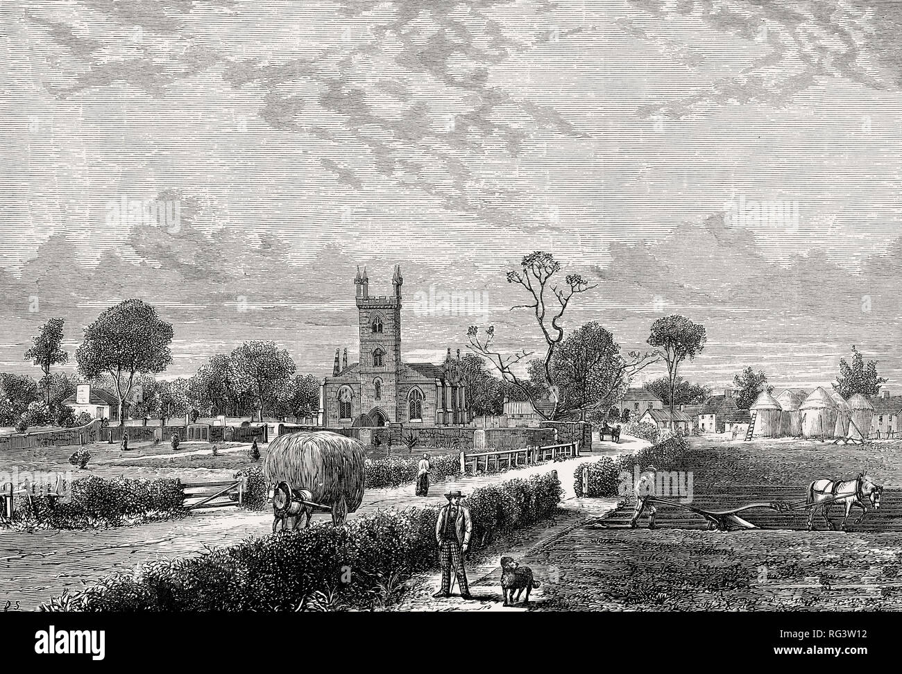 Liberton House, Edinburgh, Scotland, 19th century Stock Photo - Alamy