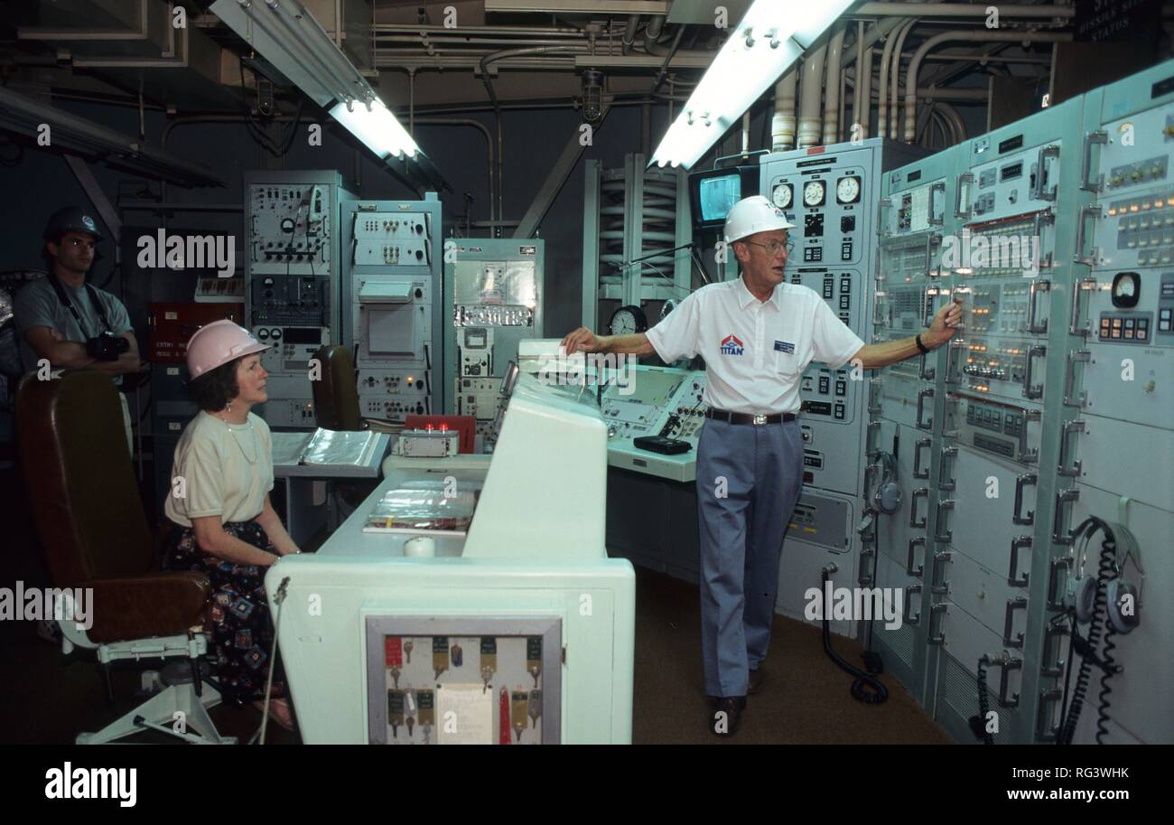 USA, United States of America, Arizona: Titan Missile Museum in Green ...