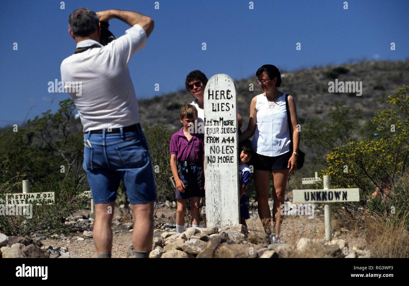USA, United States of America, Arizona: Tombstone, western town ...