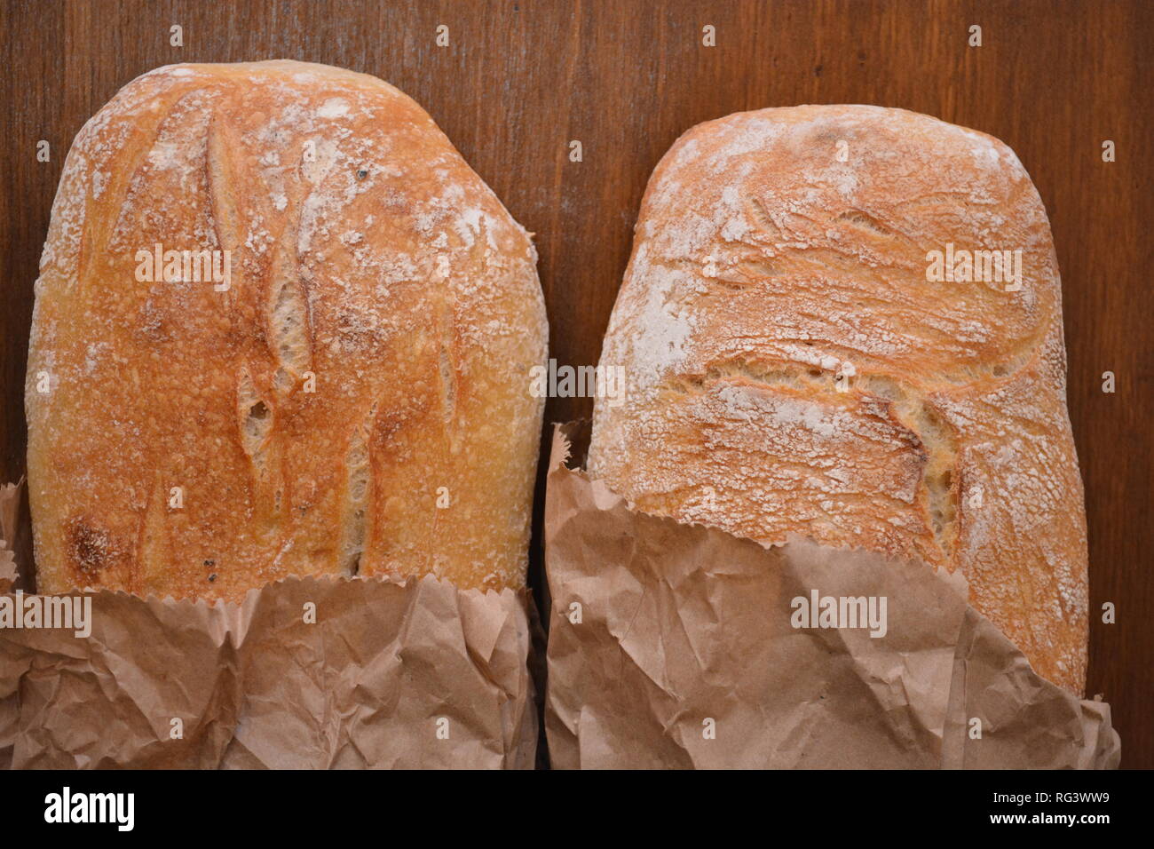 fresh white bread baked in the oven Stock Photo - Alamy