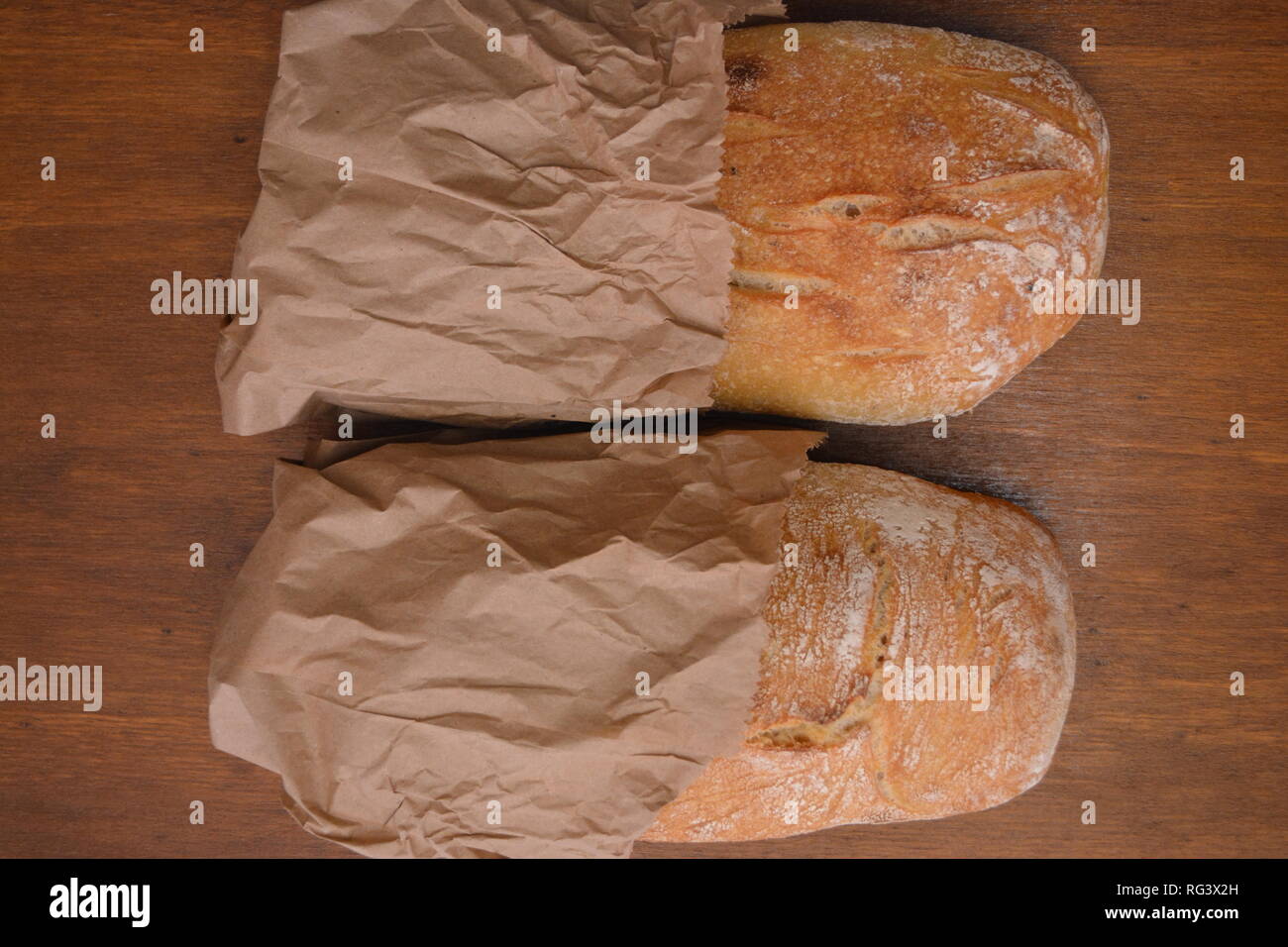 fresh white bread baked in the oven Stock Photo - Alamy