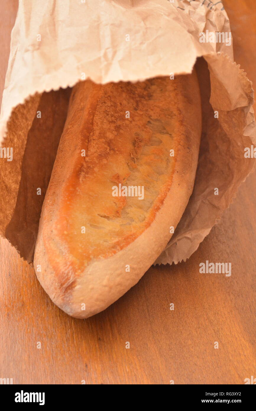 fresh white bread baked in the oven Stock Photo - Alamy