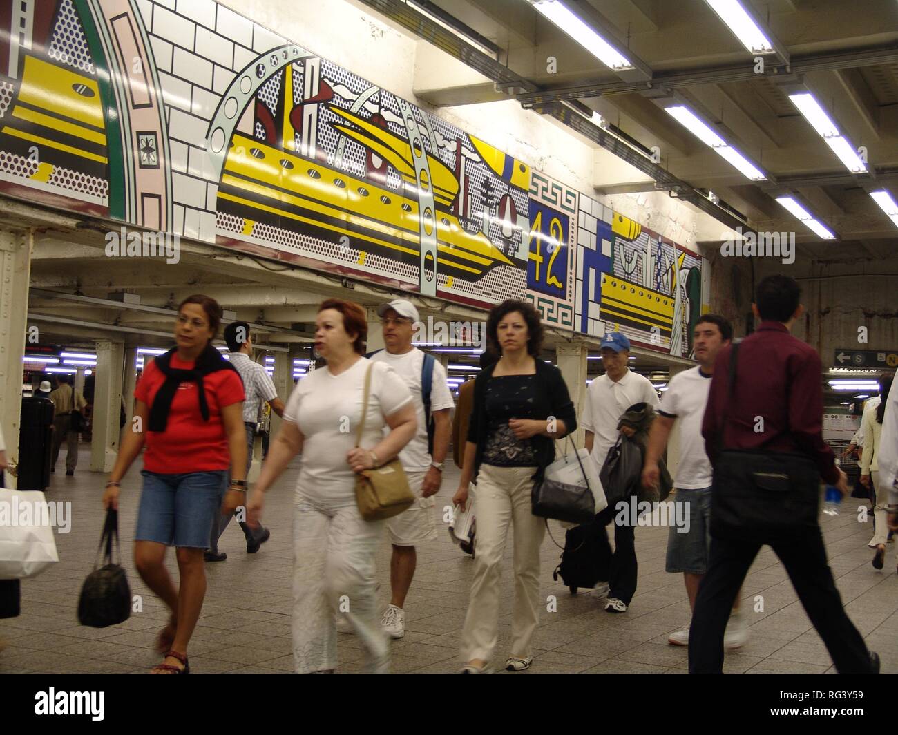 USA, United States of America, New York City: New York Subway. Subway ...