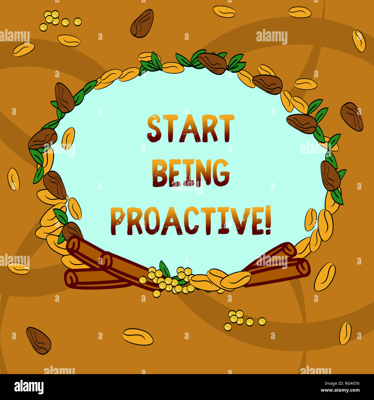 Text sign showing Start Being Proactive. Conceptual photo Control ...