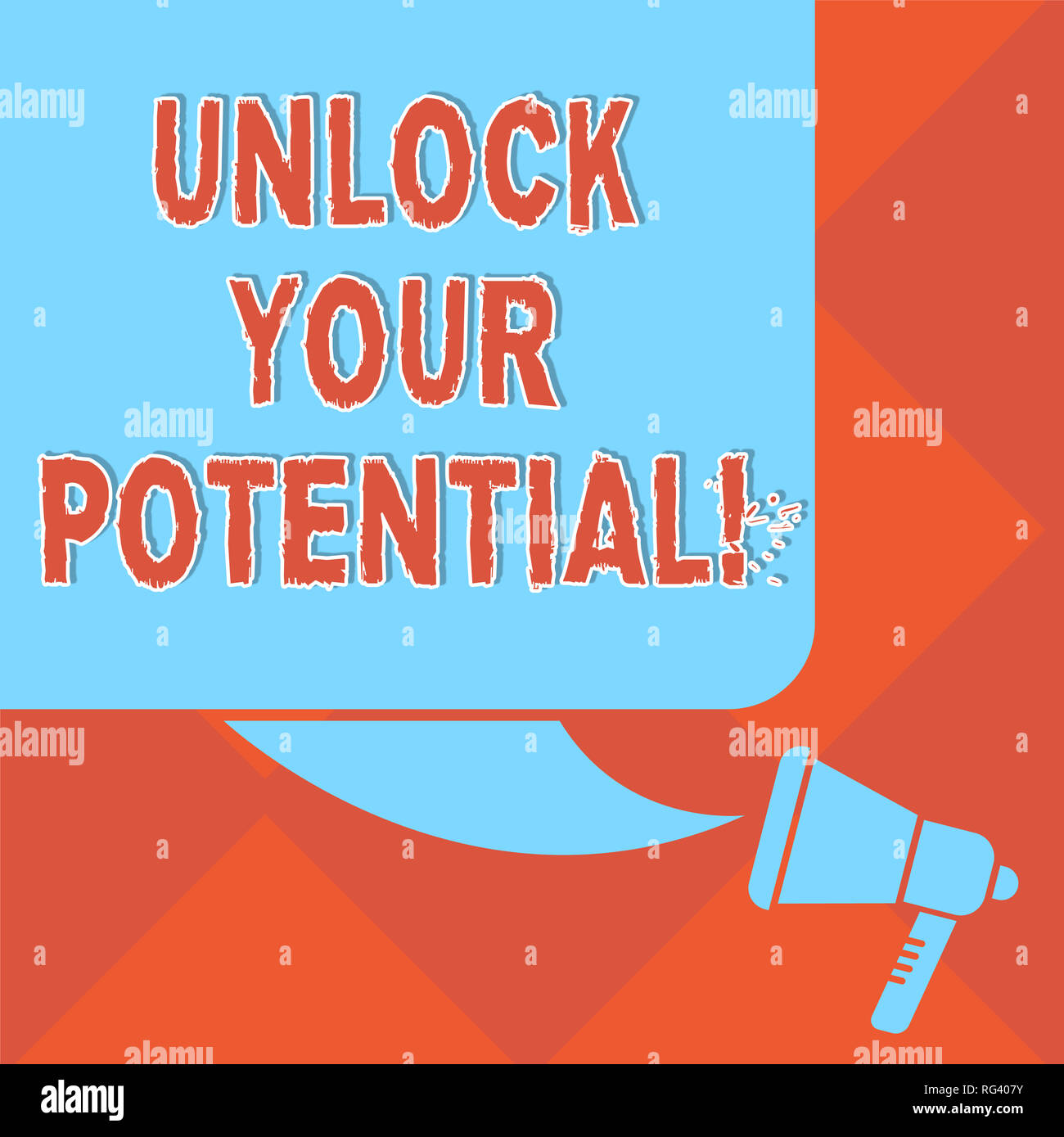 Handwriting text Unlock Your Potential. Concept meaning Unleash the ...