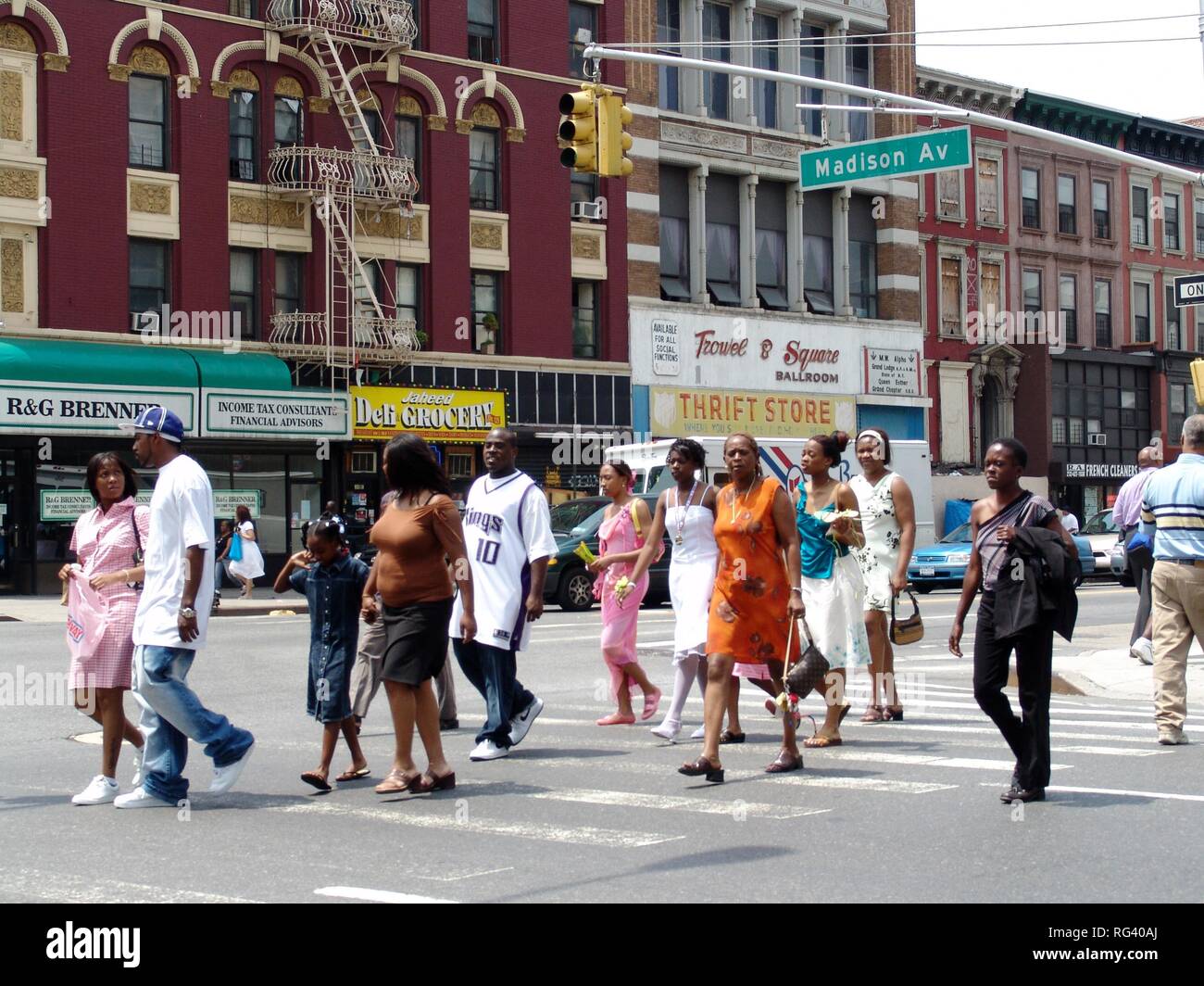 Harlem african america hi-res stock photography and images - Alamy