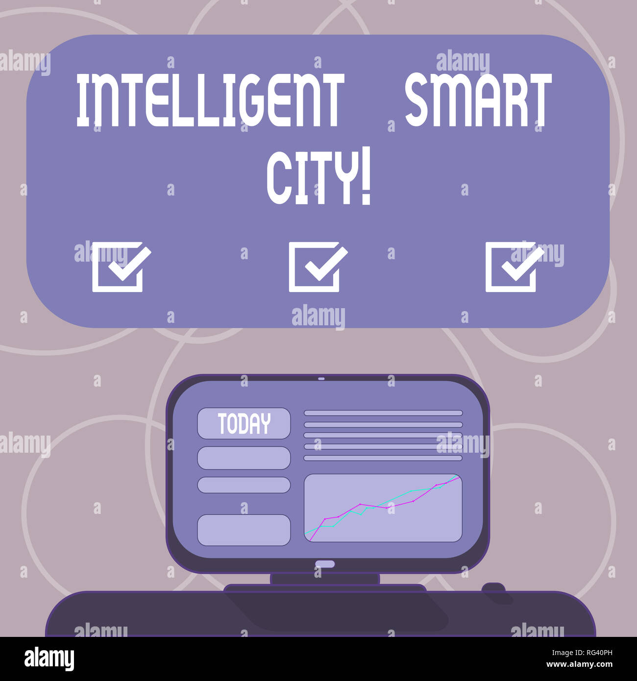 Word writing text Intelligent Smart City. Business concept for The city ...