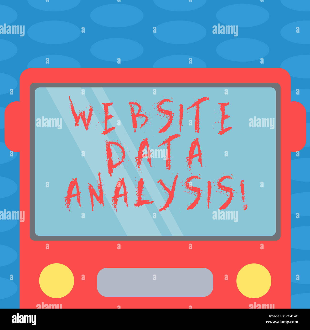 Word writing text Website Data Analysis. Business concept for analysis and report of web data ...