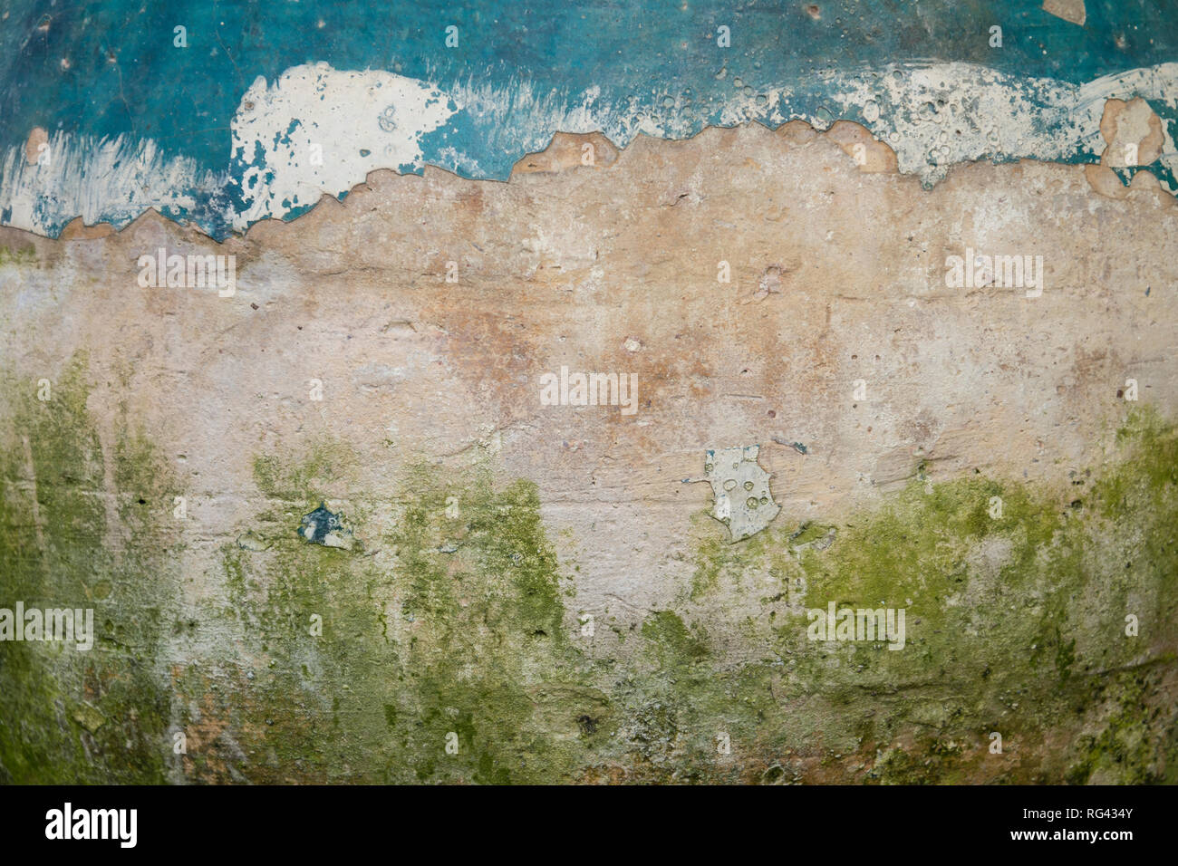 Olden jar surface texture, weathered and peeled paint effect Stock ...
