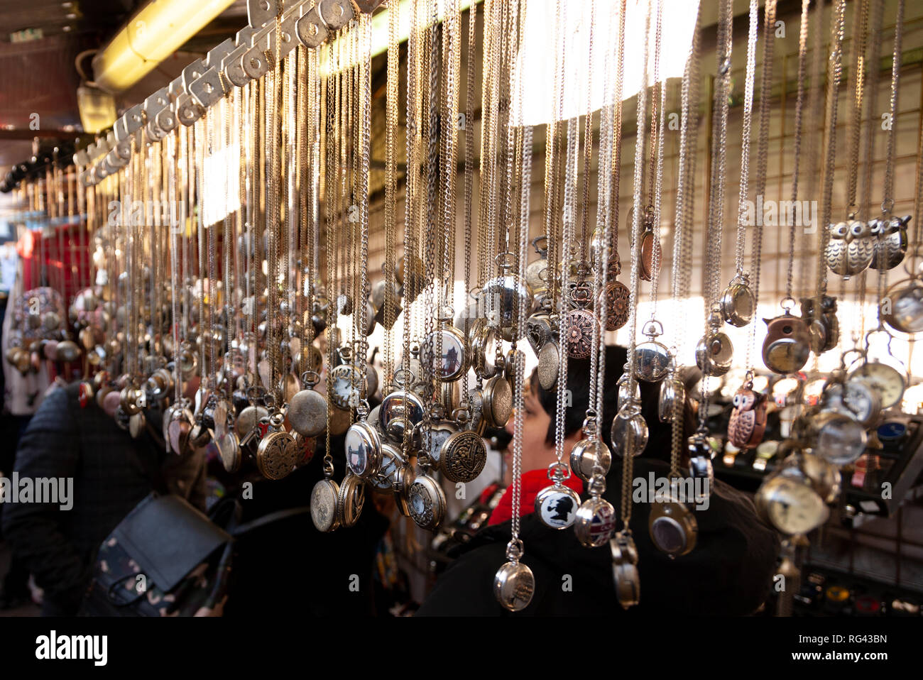 London, England - January 20, 2019. Camden town and its famed Camden ...