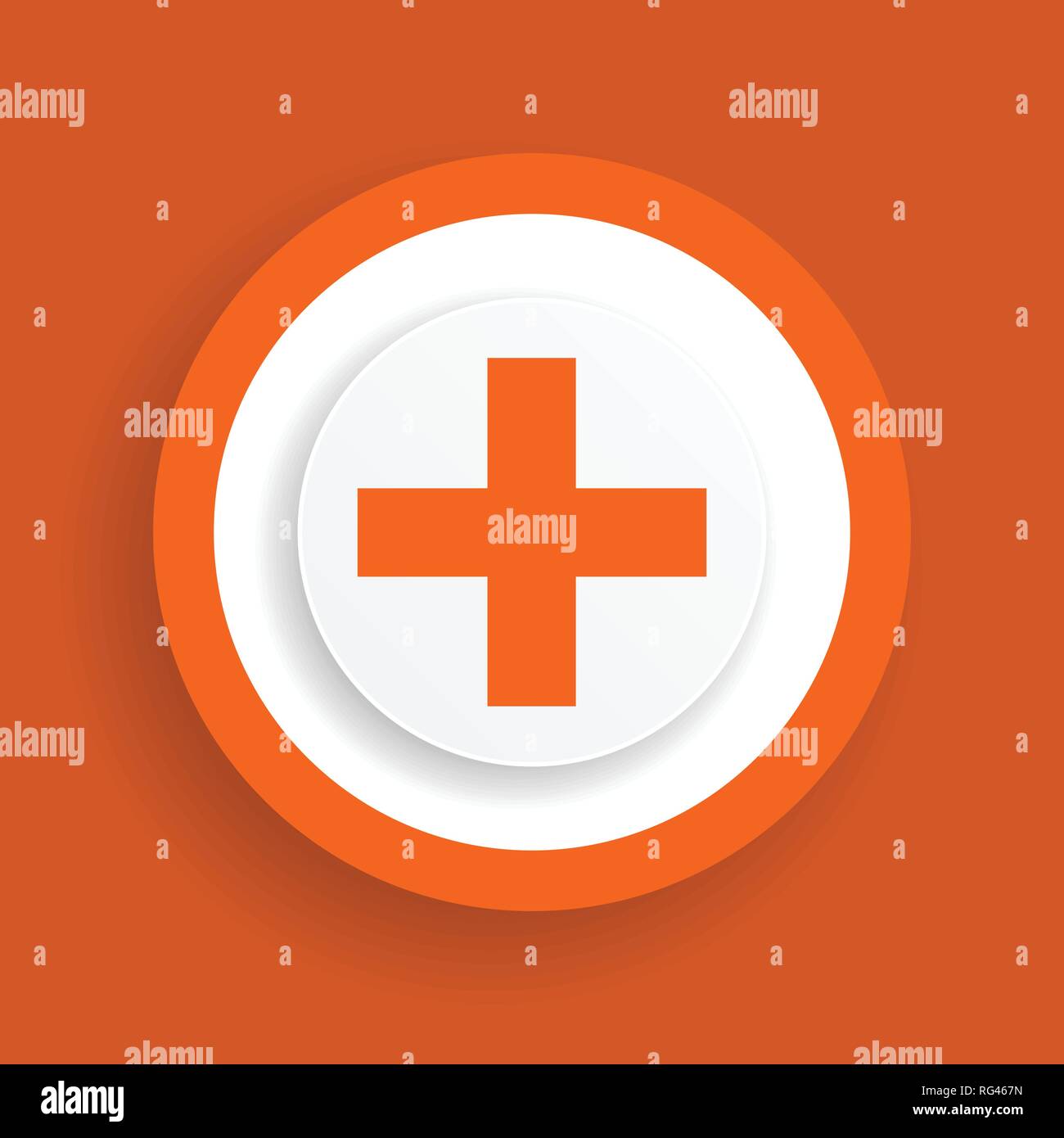 Cross vector icon, hospital sign Stock Vector Image & Art - Alamy