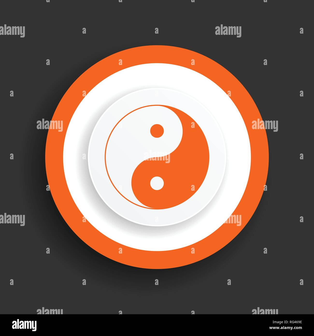Yin Yang Vectors High Resolution Stock Photography and Images - Alamy