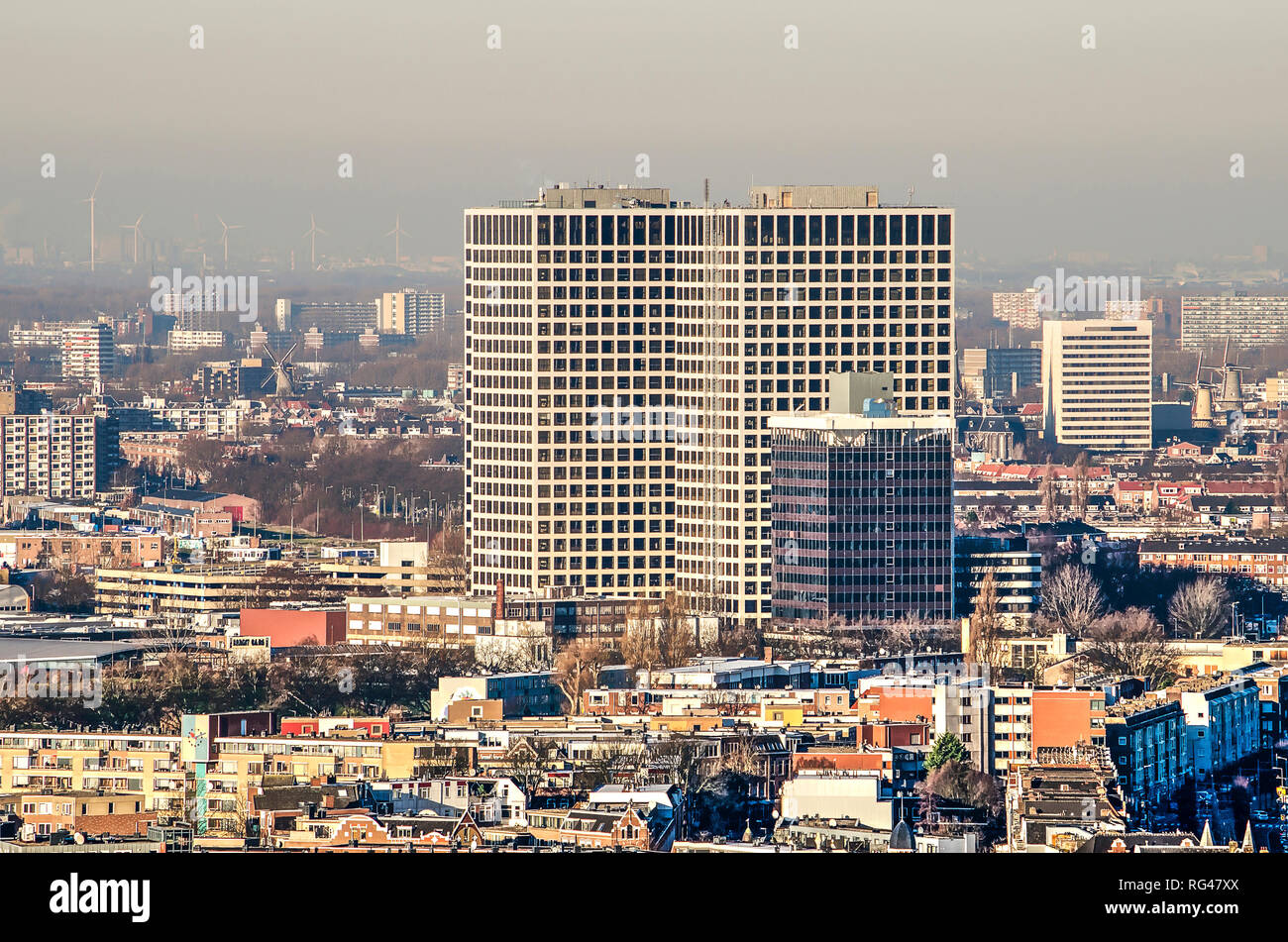 Rotterdam, The Netherlands, January 20, 2019: the Europoint office ...