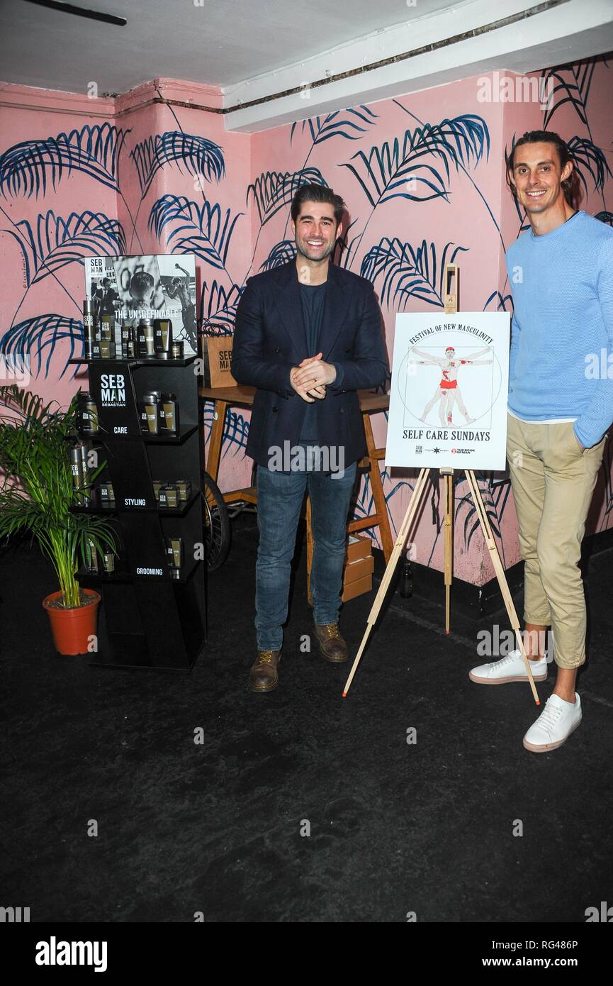 Matt Johnson and Ben Bidwell seen during the discussion. The Book of ...