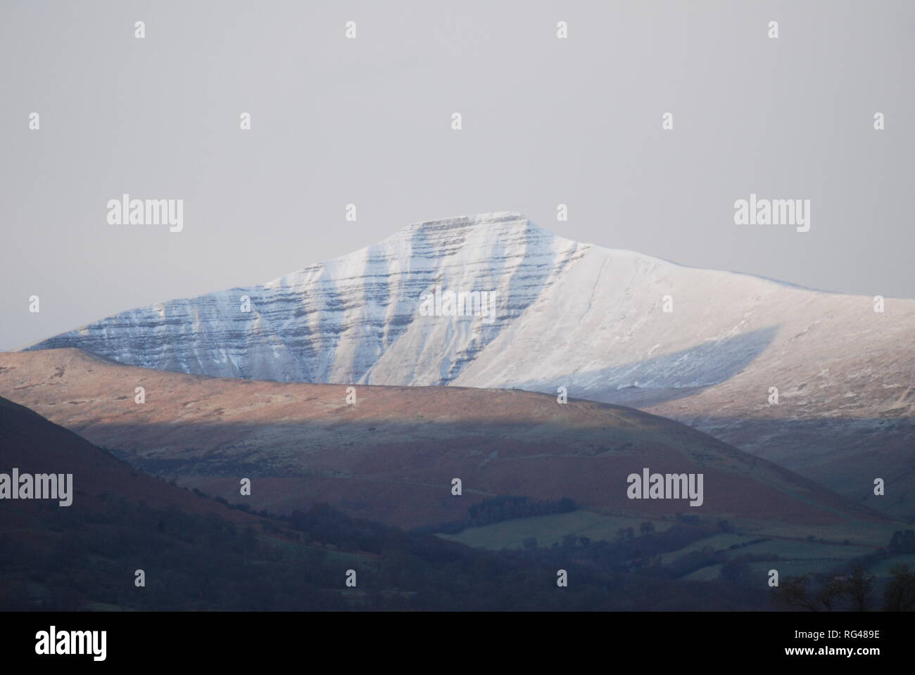 Pen y Fan, Brecon Beacons In Winter Stock Photo - Alamy