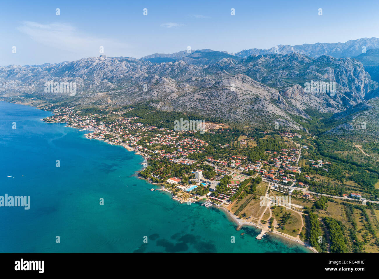 Starigrad Paklenica, entrance to the national park Paklenica Stock ...