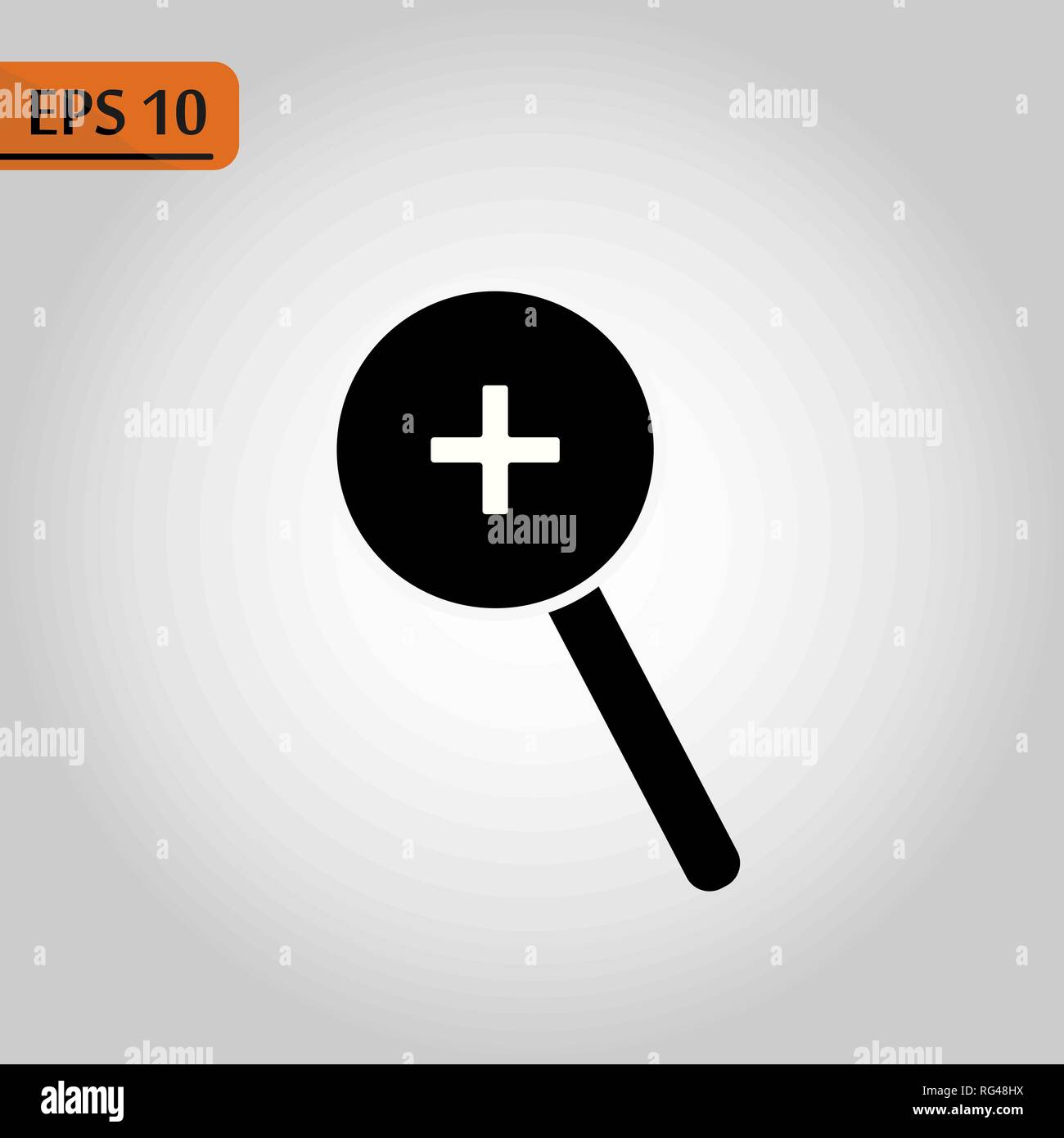 Magnifier icon. Search icon, sign. Vector Illustration on the white ...