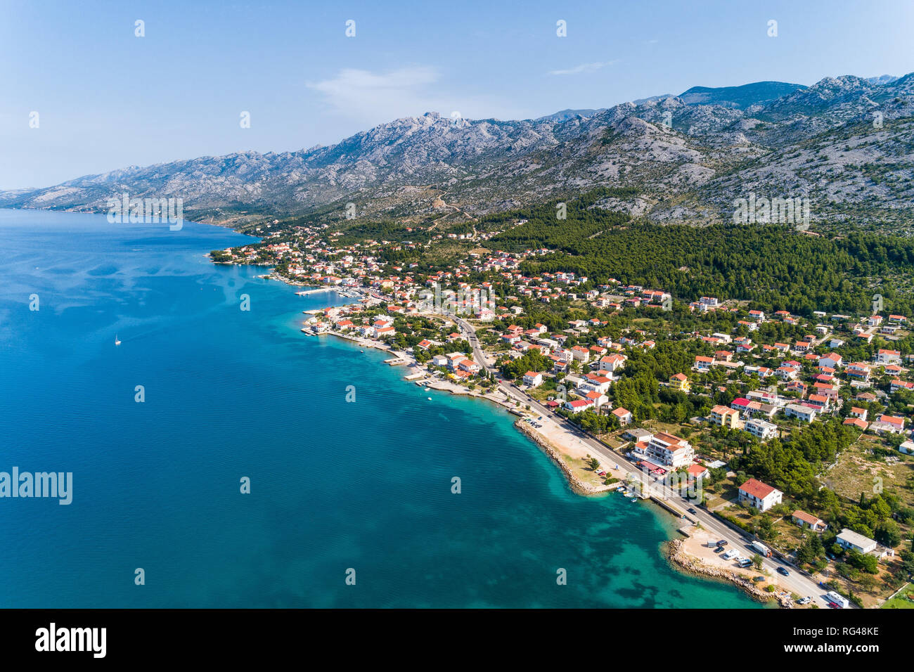 Starigrad Paklenica, entrance to the national park Paklenica Stock ...