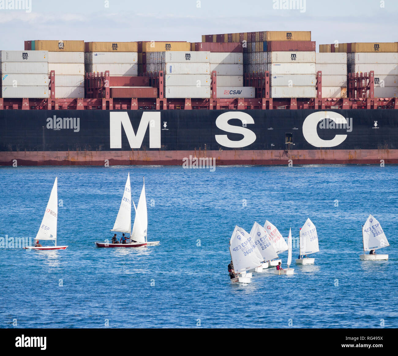 Small and large boats hi-res stock photography and images - Alamy