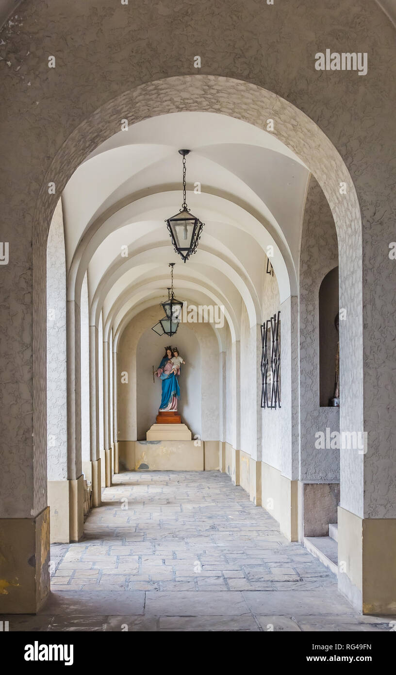 Maria statue at the cathedral in Salta, Argentina Stock Photo - Alamy