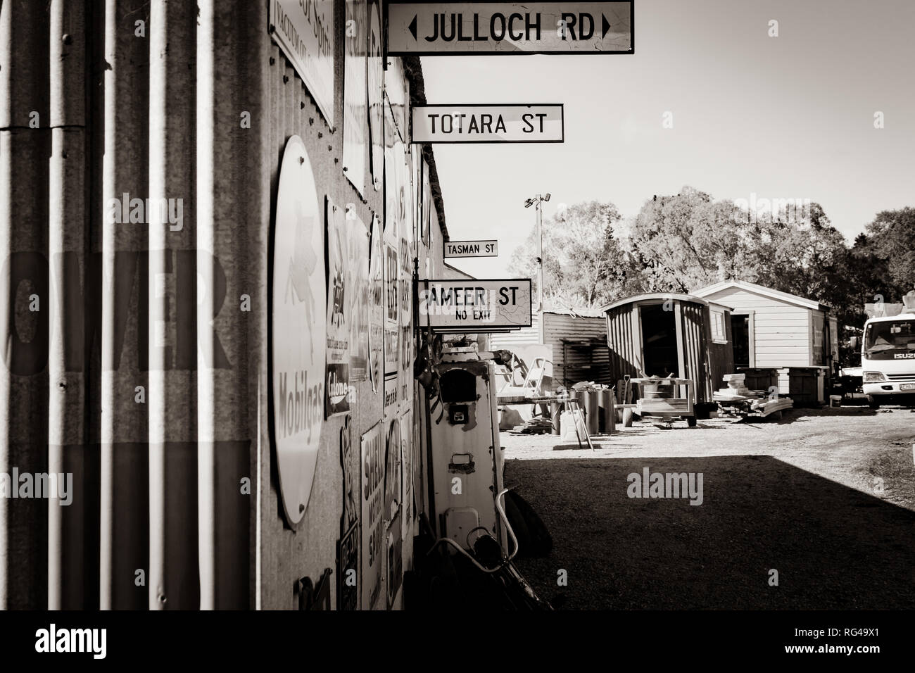 Historic street signs hi-res stock photography and images - Alamy
