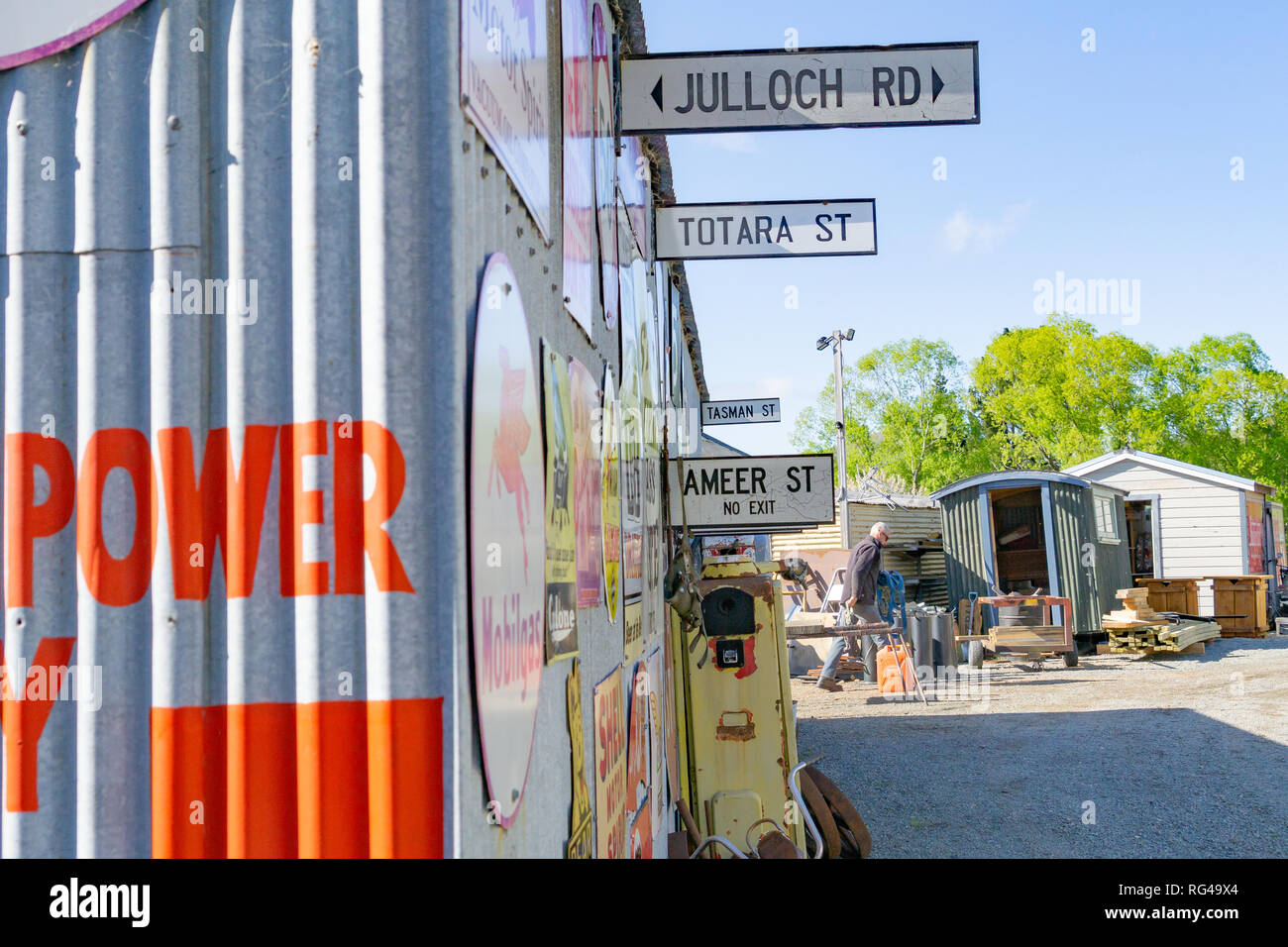 Historic street signs hi-res stock photography and images - Alamy
