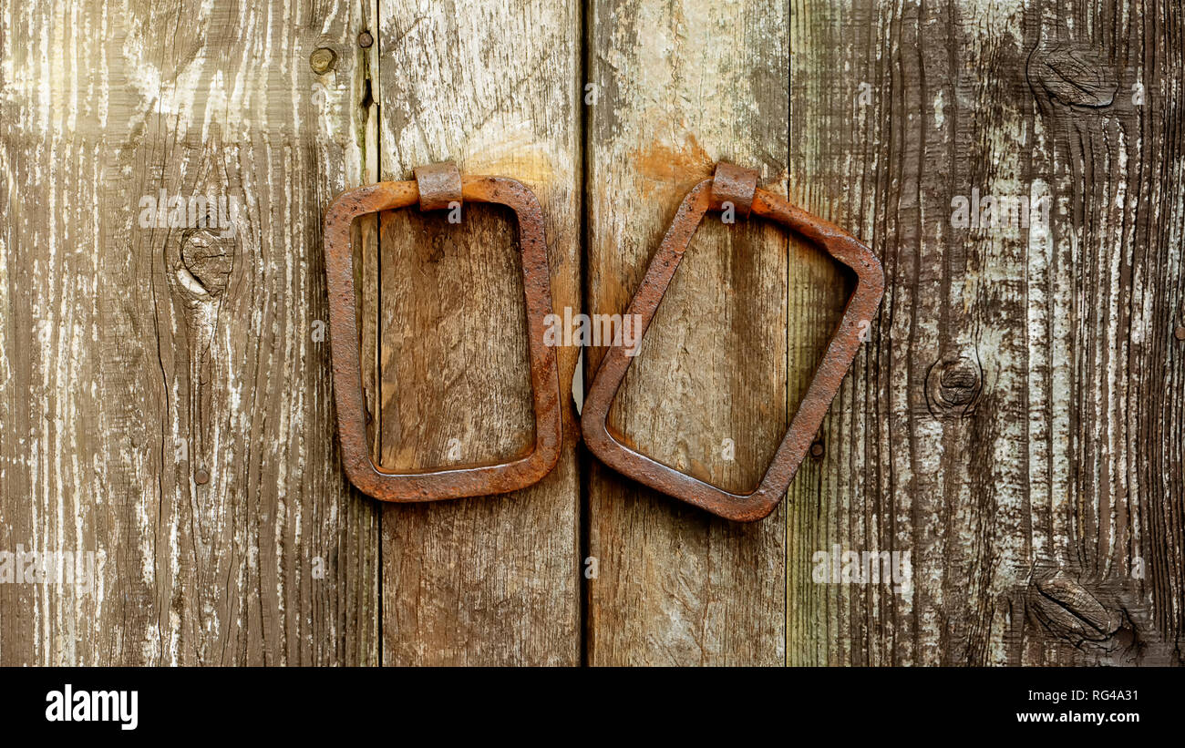 The Stylish cracked vintage locker on the wall in yellow orange shades ...