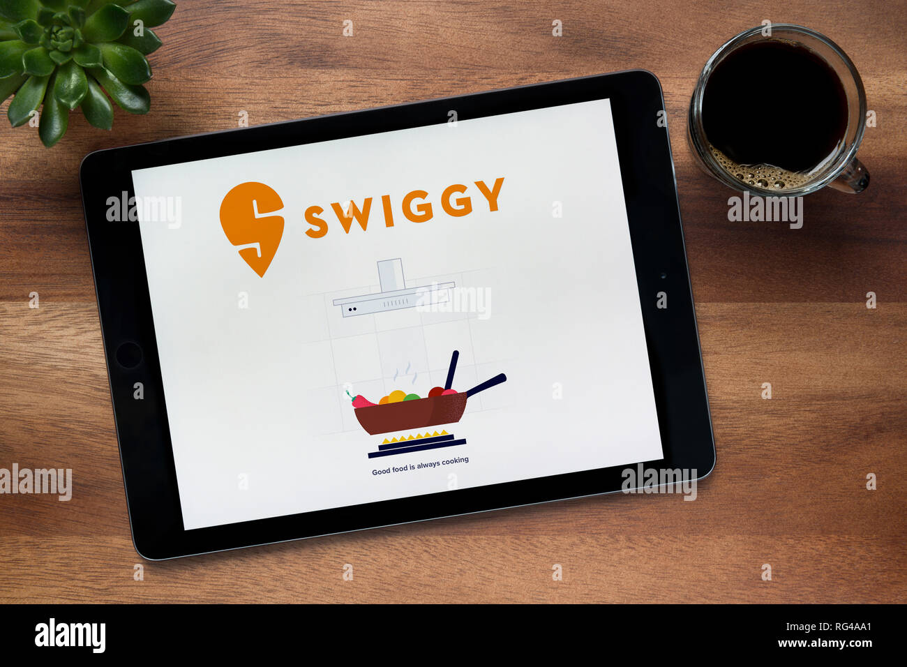 Swiggy logo hi-res stock photography and images - Alamy