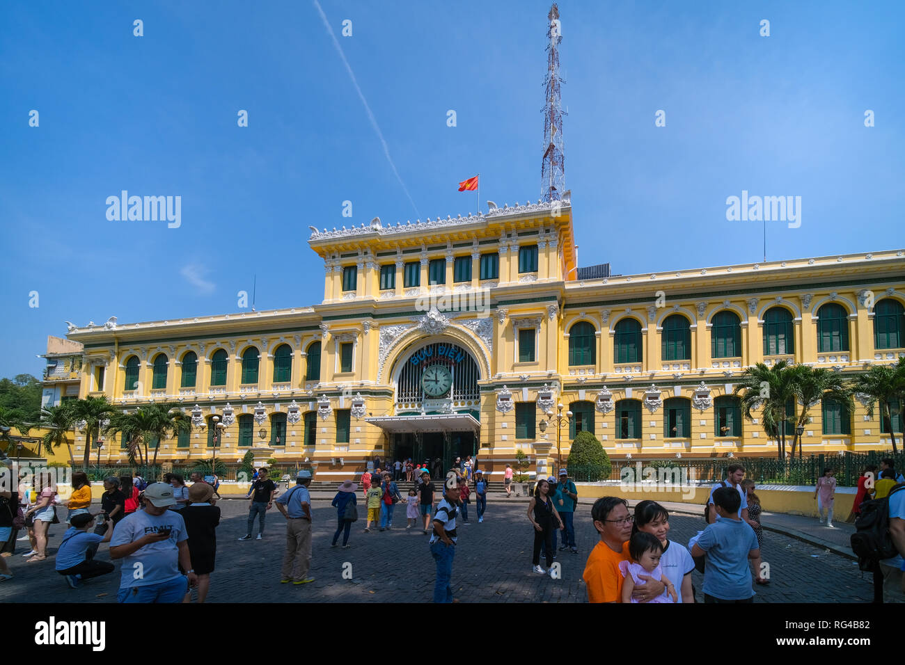 The Ho Chi Minh City Post Office, or the Saigon Central Post Office is ...