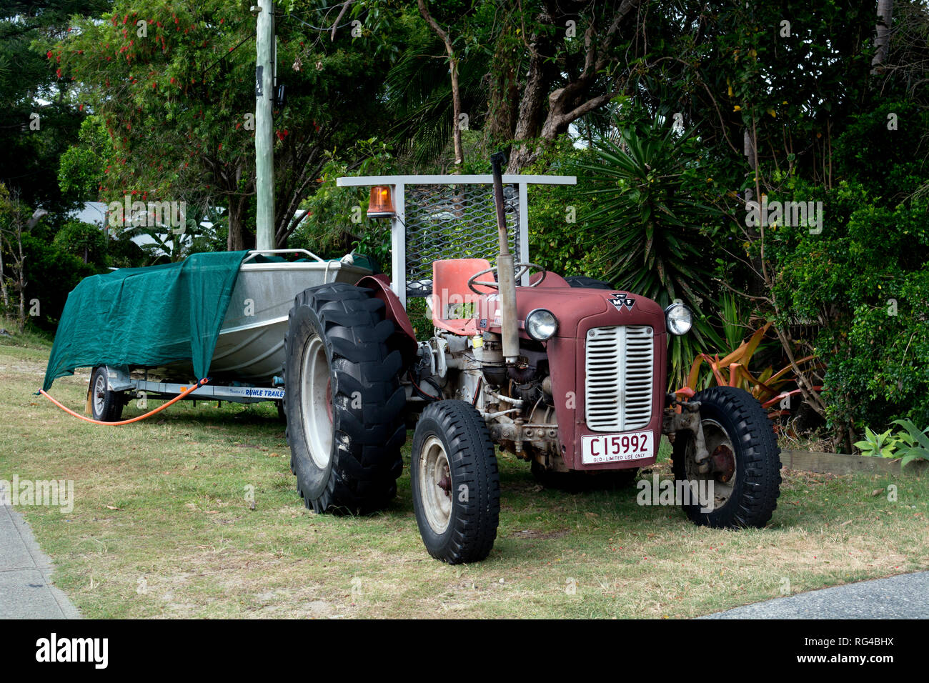 Massey Ferguson 35 tractor, North Stradbroke Island, Queensland ...