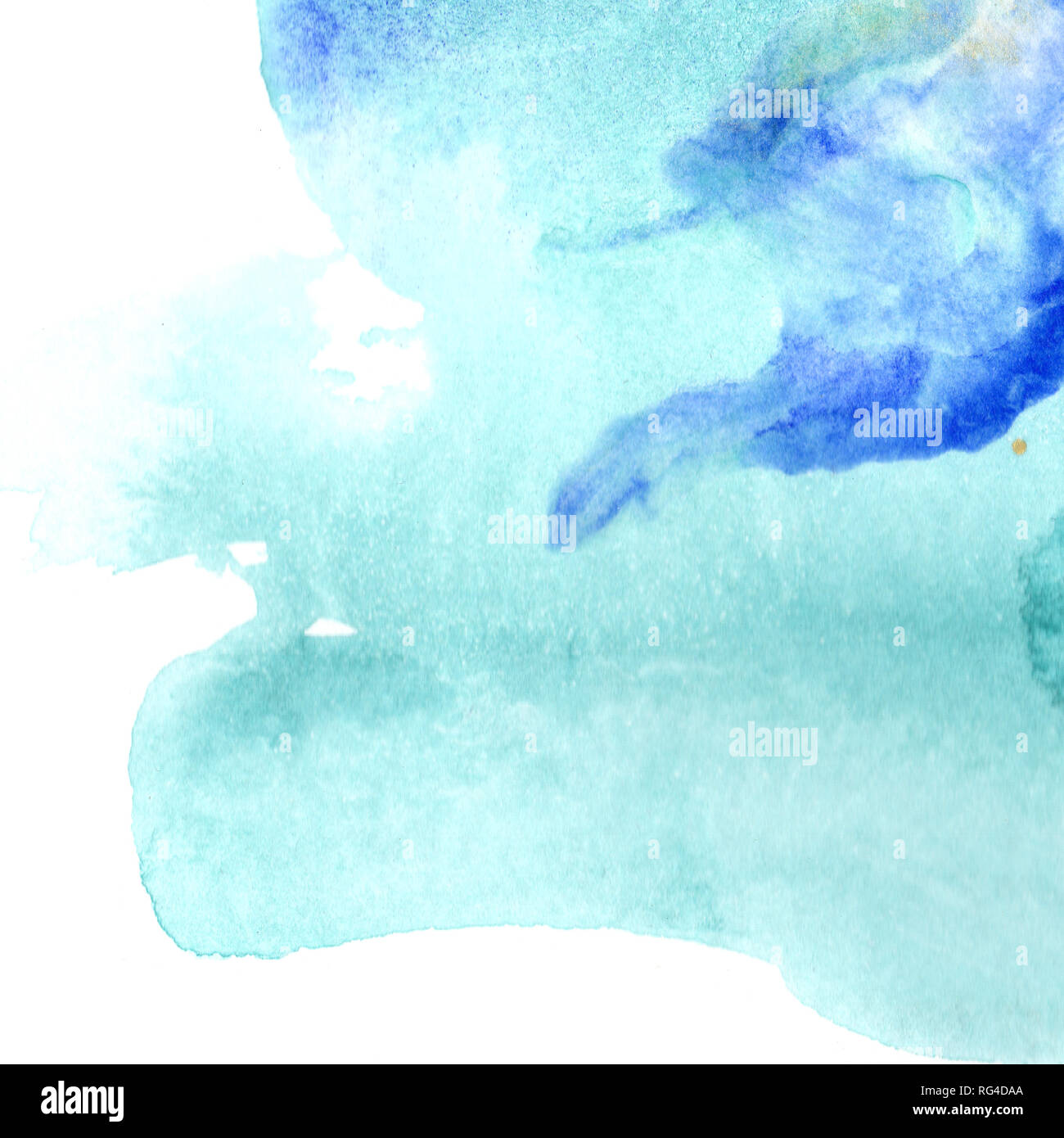 Abstract watercolor paper splash shapes isolated drawing. Illustration ...