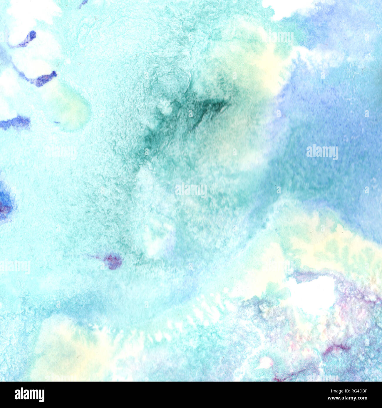 Abstract watercolor paper splash shapes isolated drawing. Illustration ...