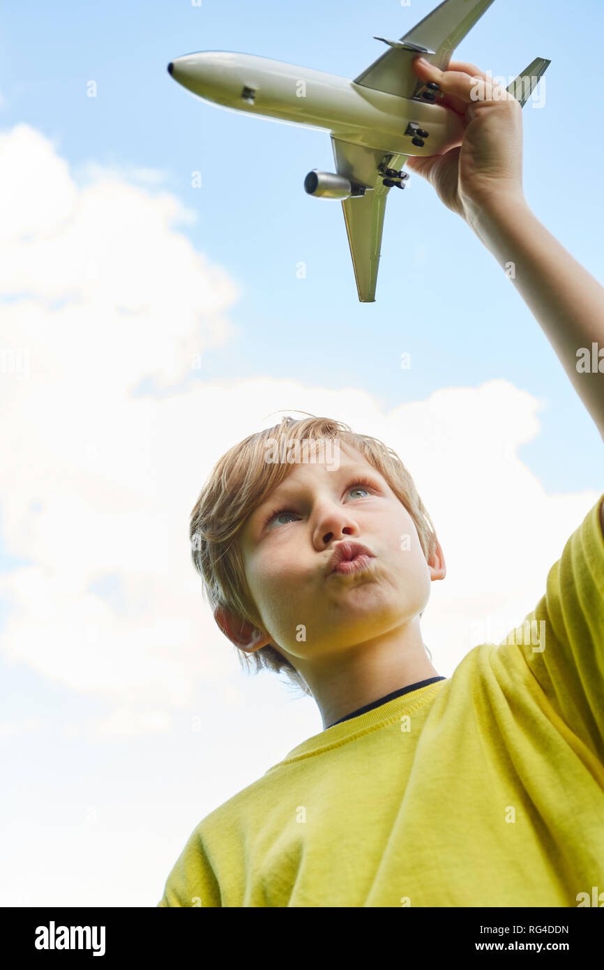 Child model airplane hi-res stock photography and images - Alamy