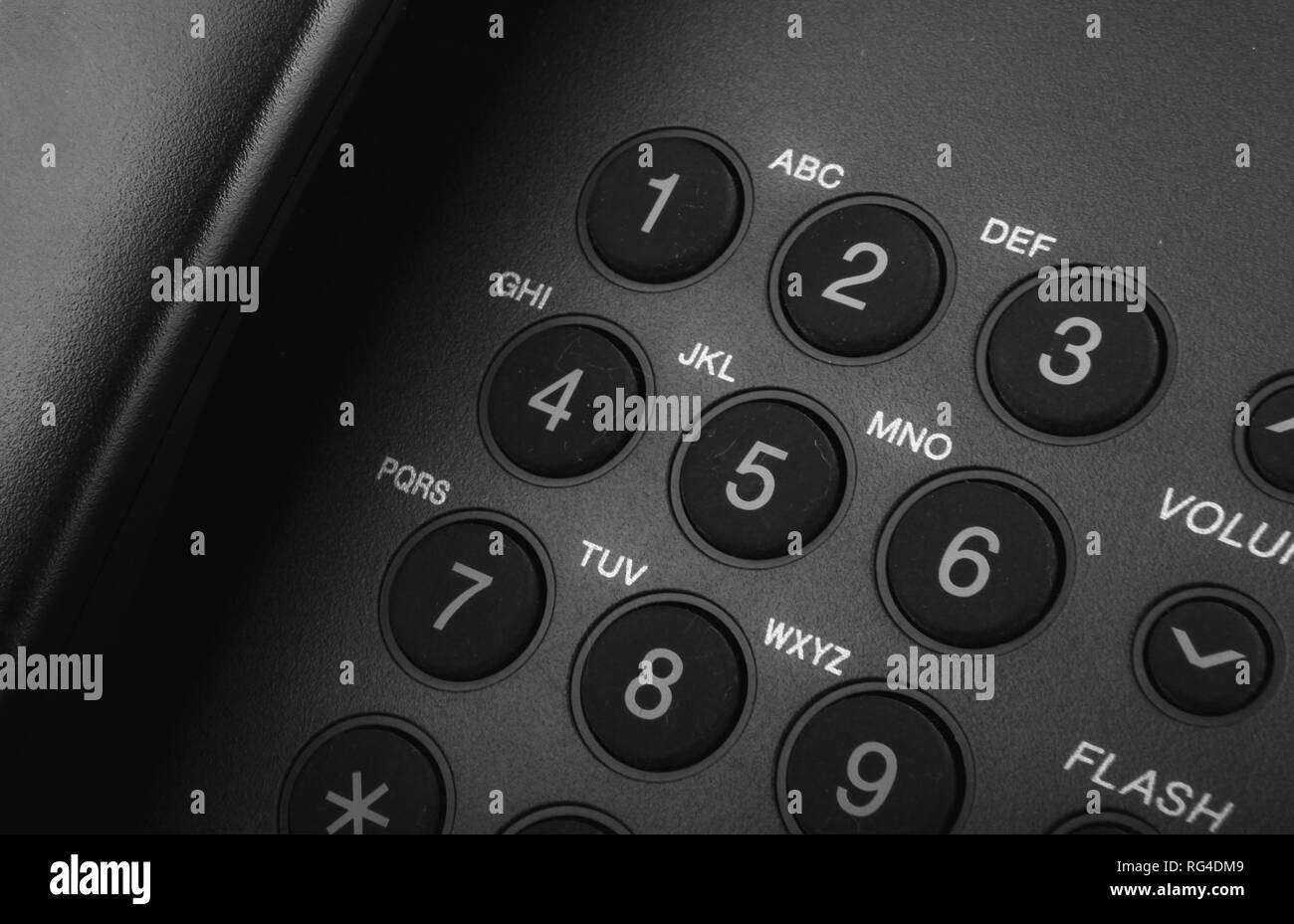 Voice dial background Black and White Stock Photos & Images - Alamy