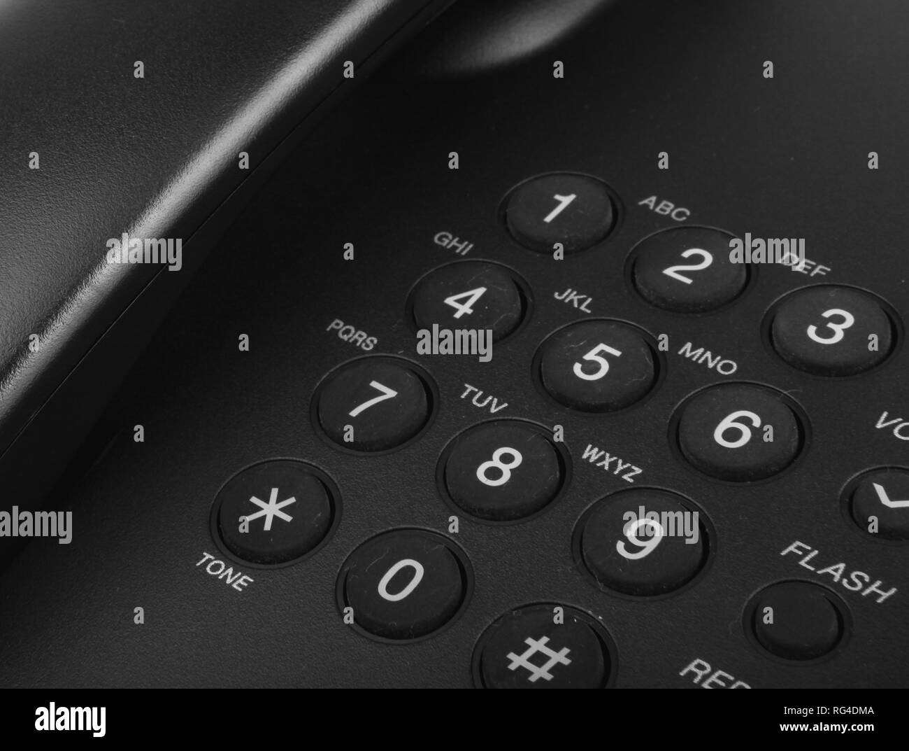 Voice dial background Black and White Stock Photos & Images - Alamy