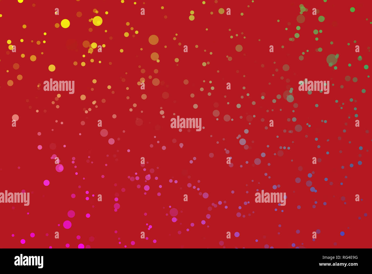 confetti flicker color gradient red background Stock Photo - Alamy