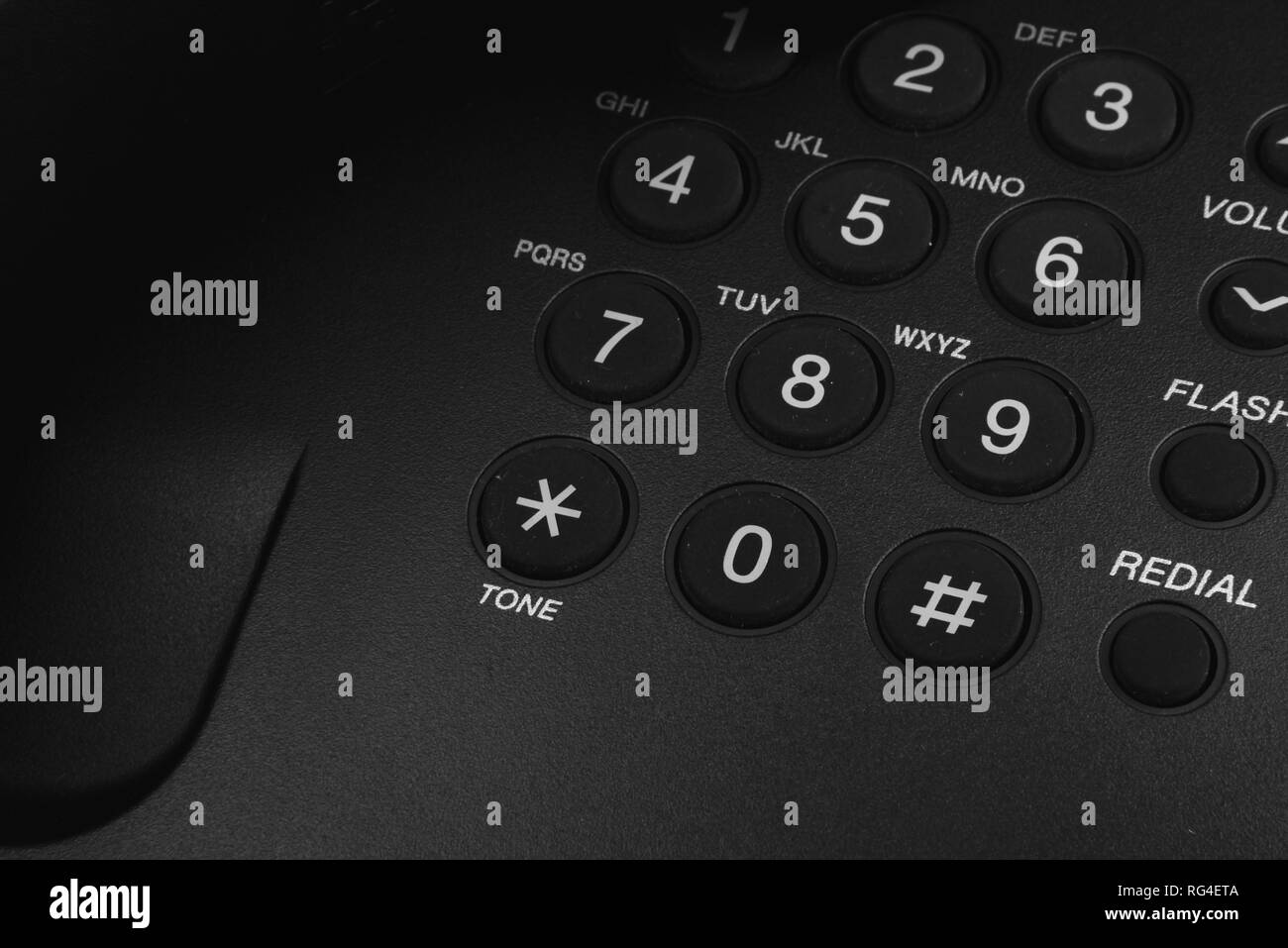 Voice dial background Black and White Stock Photos & Images - Alamy