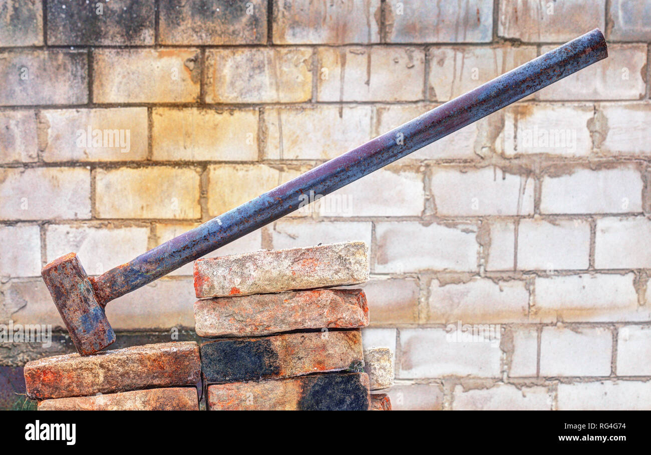 Brick hammer hi-res stock photography and images - Alamy