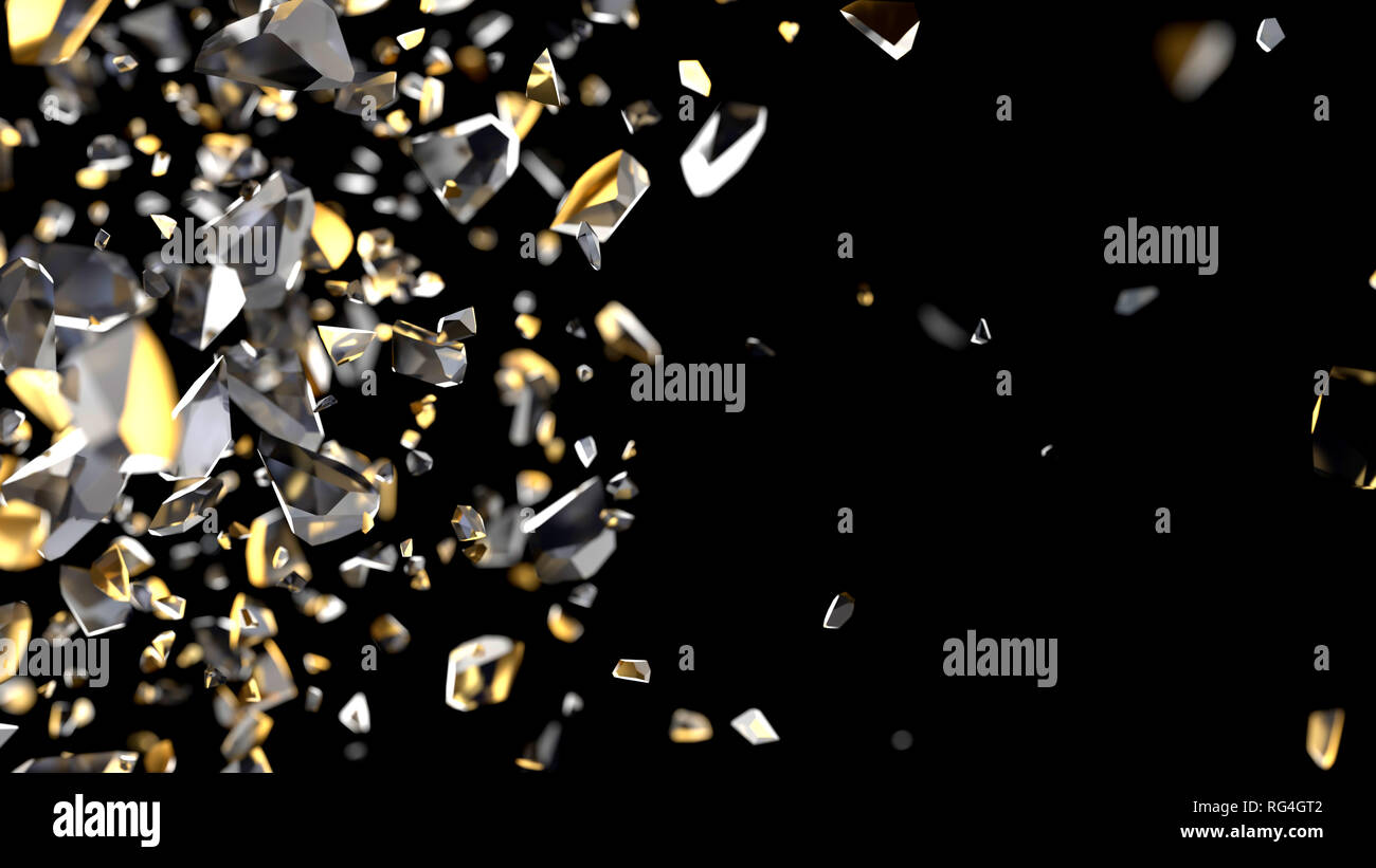 Particles fragments hi-res stock photography and images - Alamy