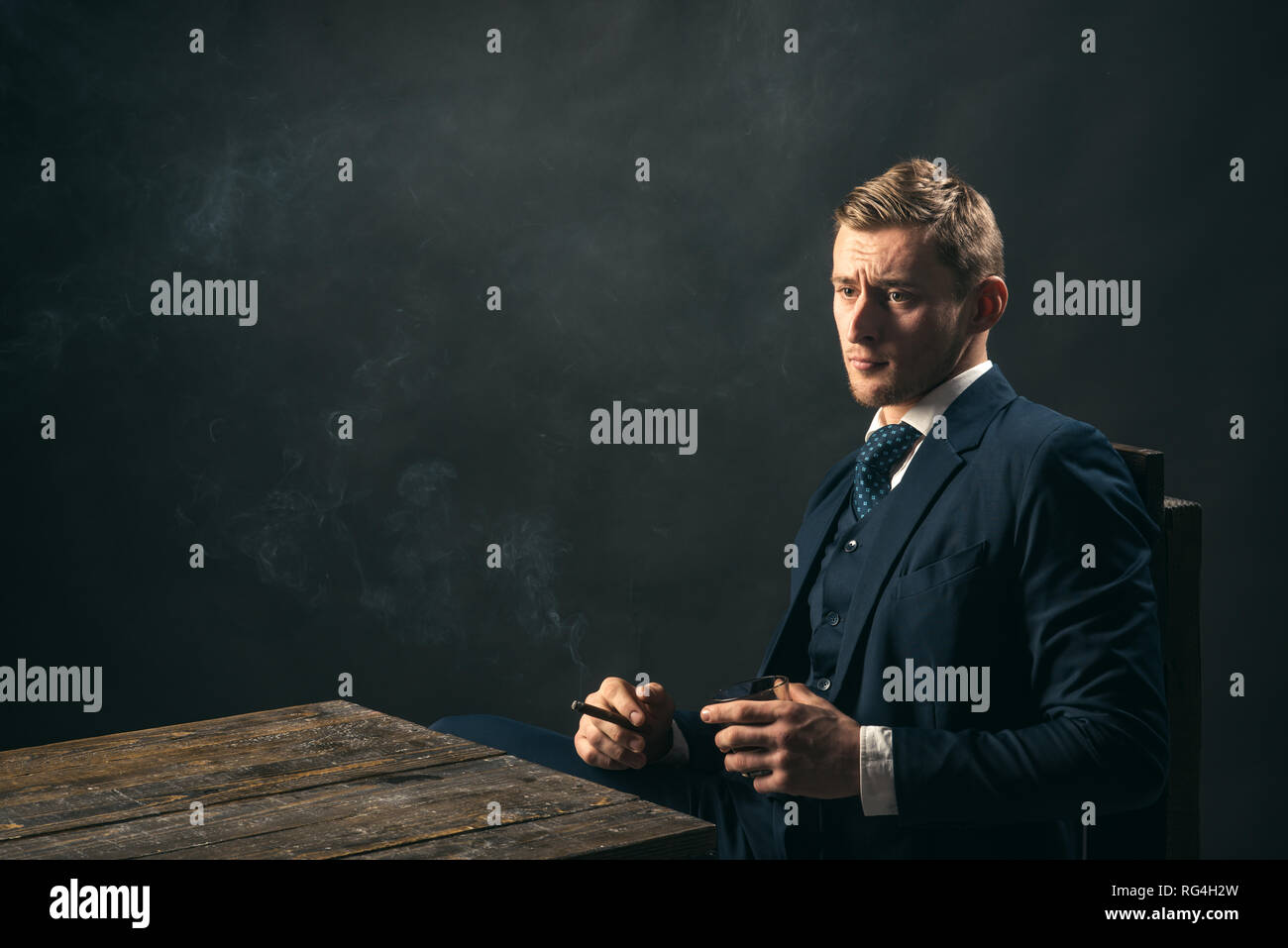 Small business concept. Businessman work in accountant office. Economy ...