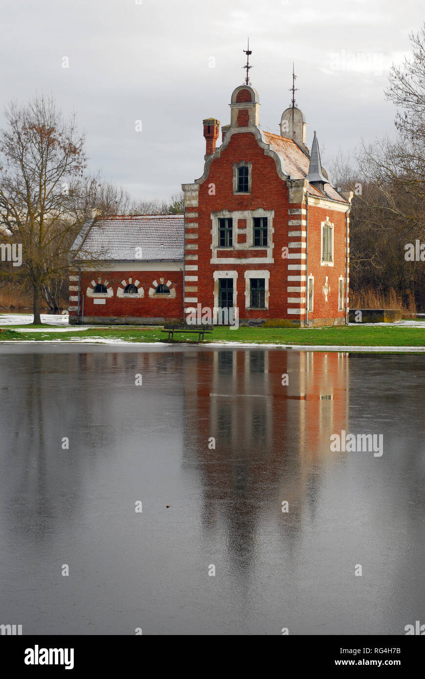 Dutch House ("Hollandi ház") in the park of the Festetics Mansion in ...