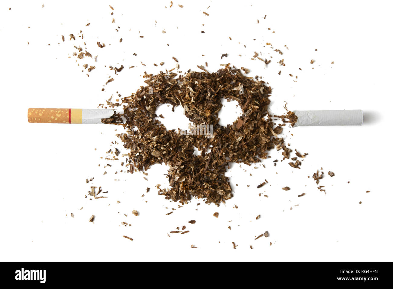 The dangers of smoking Stock Photo - Alamy